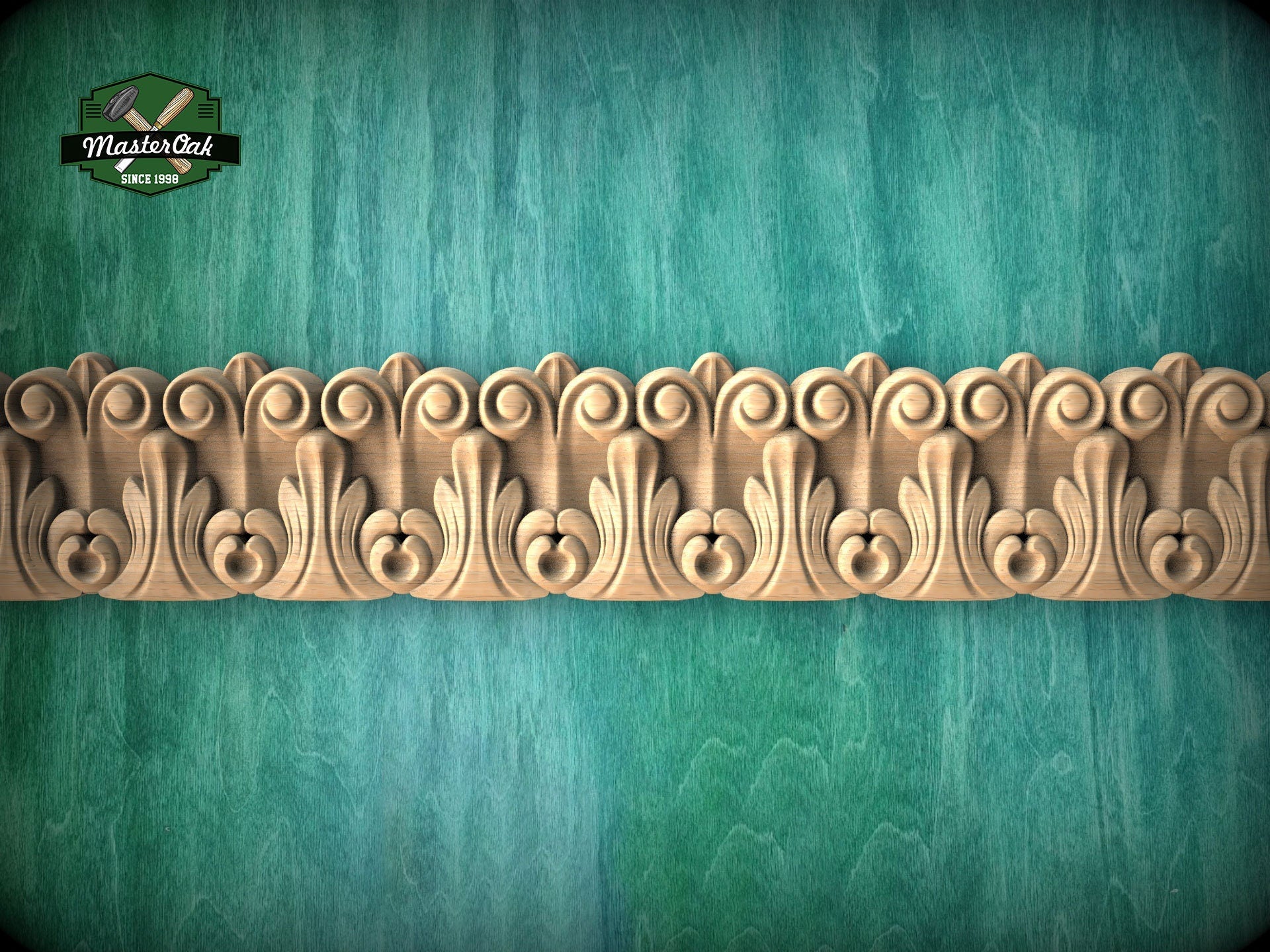 Renaissance Scroll and Acanthus Molding - Artisanal Architectural Trim